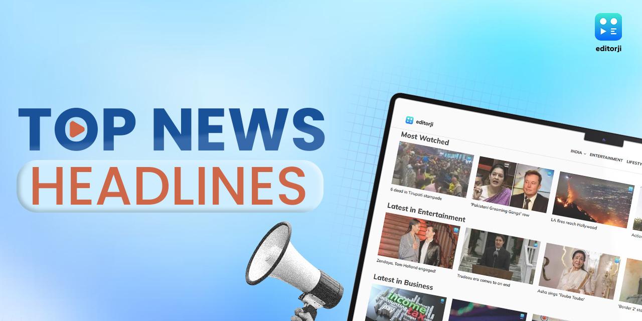 Top 10 News Headlines Today | 15 January 2025: Key Headlines from India ...