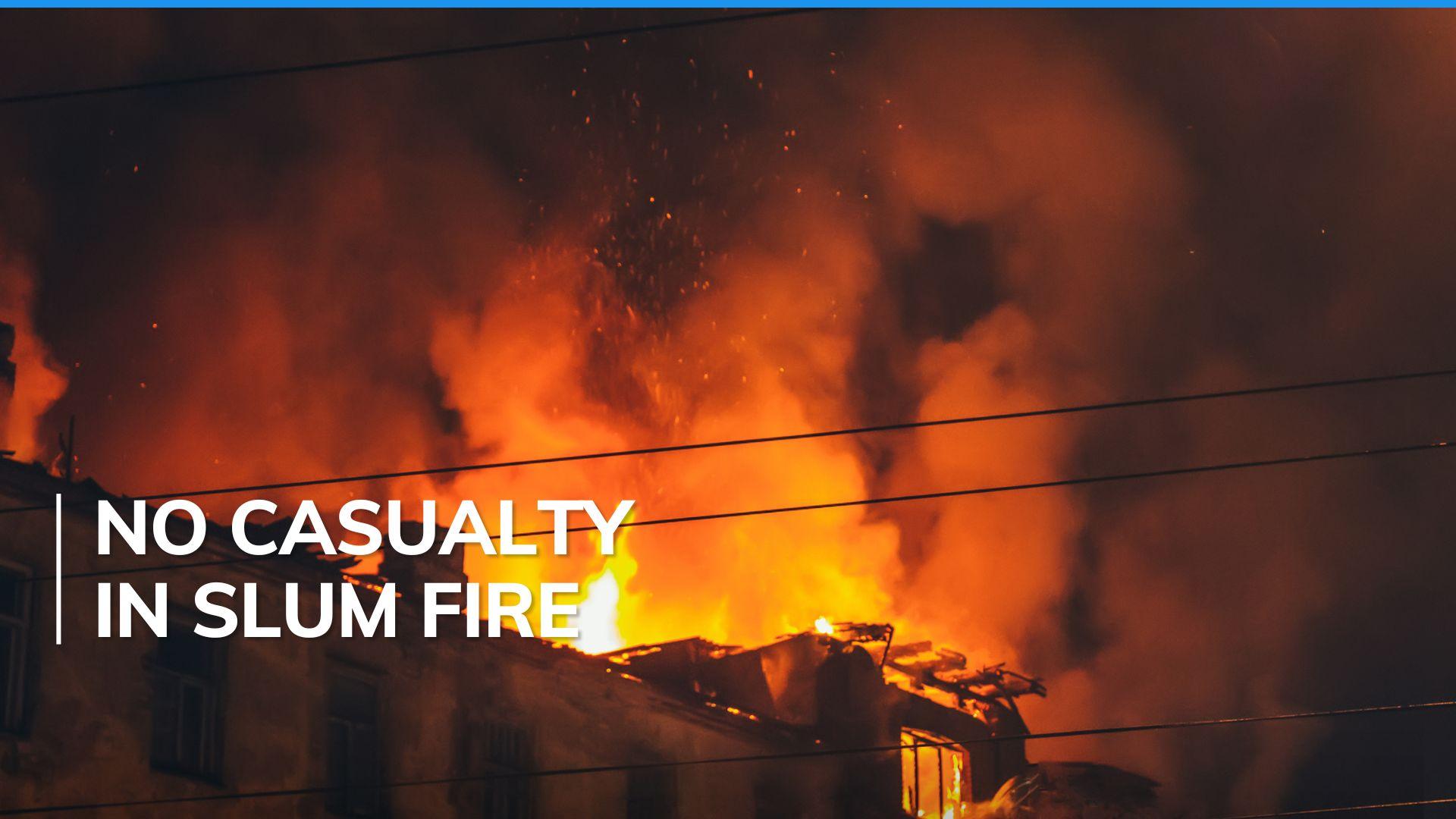 Watch | Fire in Delhi‘s slum area burns down 130 shanties | Editorji