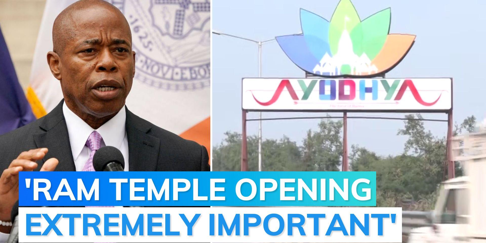 Ram temple inauguration ceremony ‘gives Hindus reason to celebrate ...