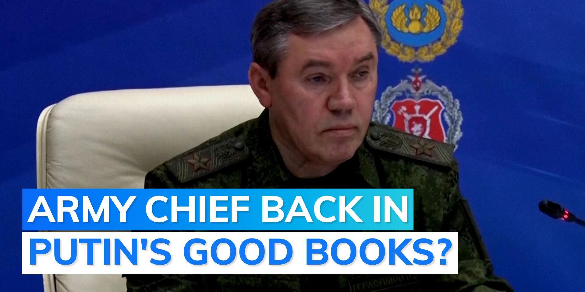 Russia‘s top general seen for first time since Wagner chief’s failed ...