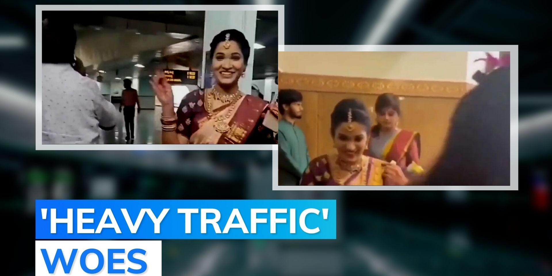 Watch: Here‘s why Bengaluru bride opted for a metro ride to reach wedding venue | Editorji