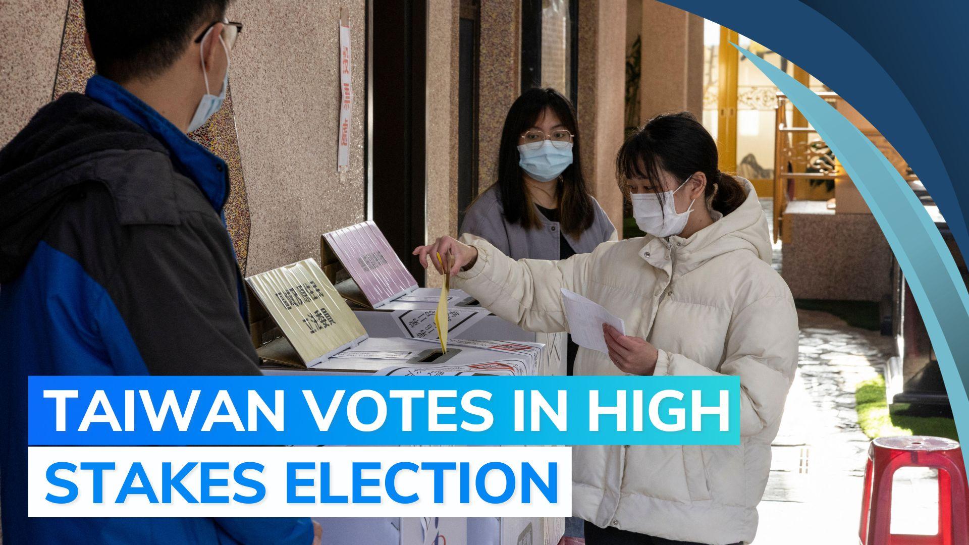 Taiwan Presidential election underway amid rising tensions with China ...