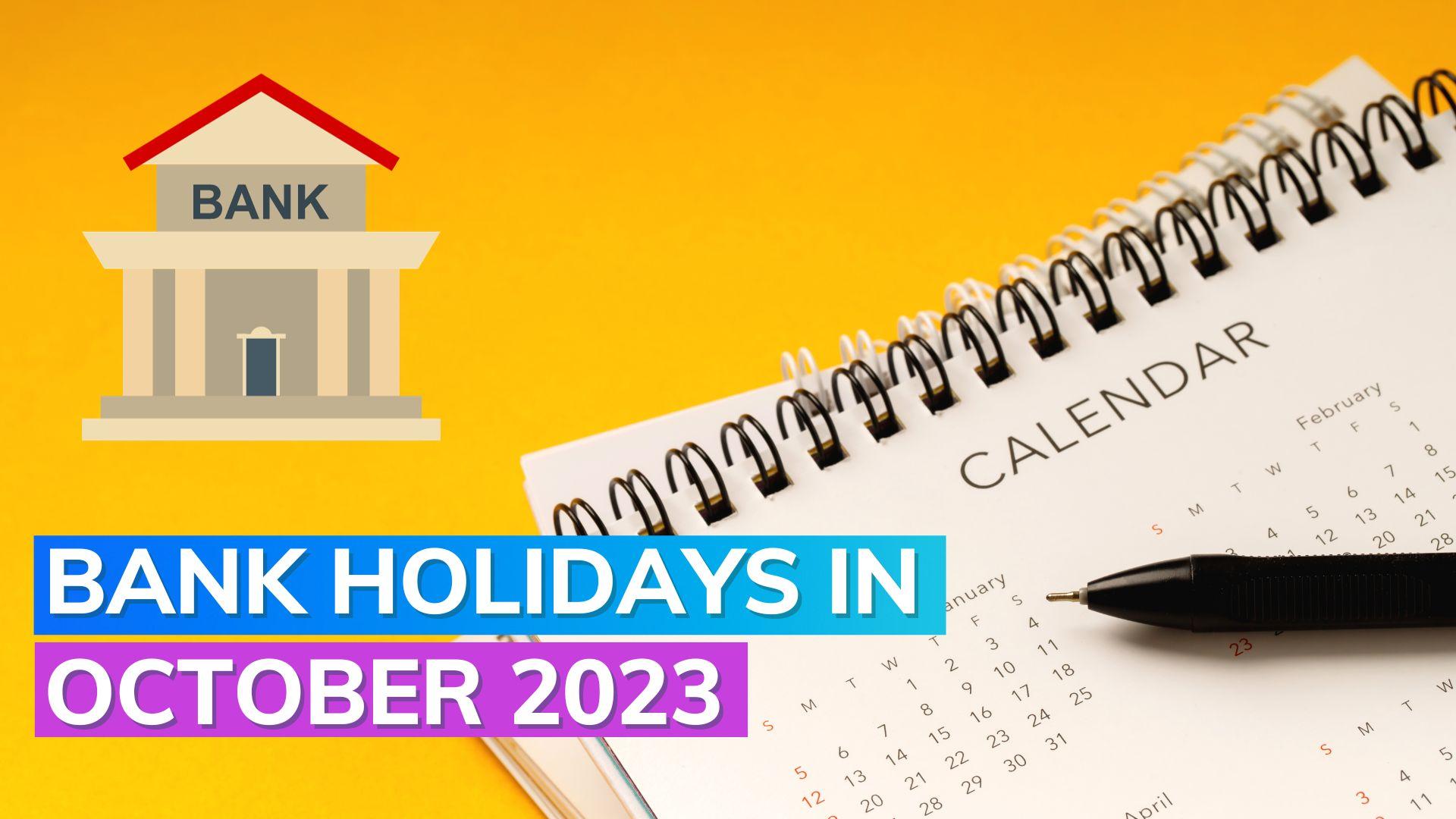 October Bank Holidays 2023 in India: Banks to remain closed for 18 days ...