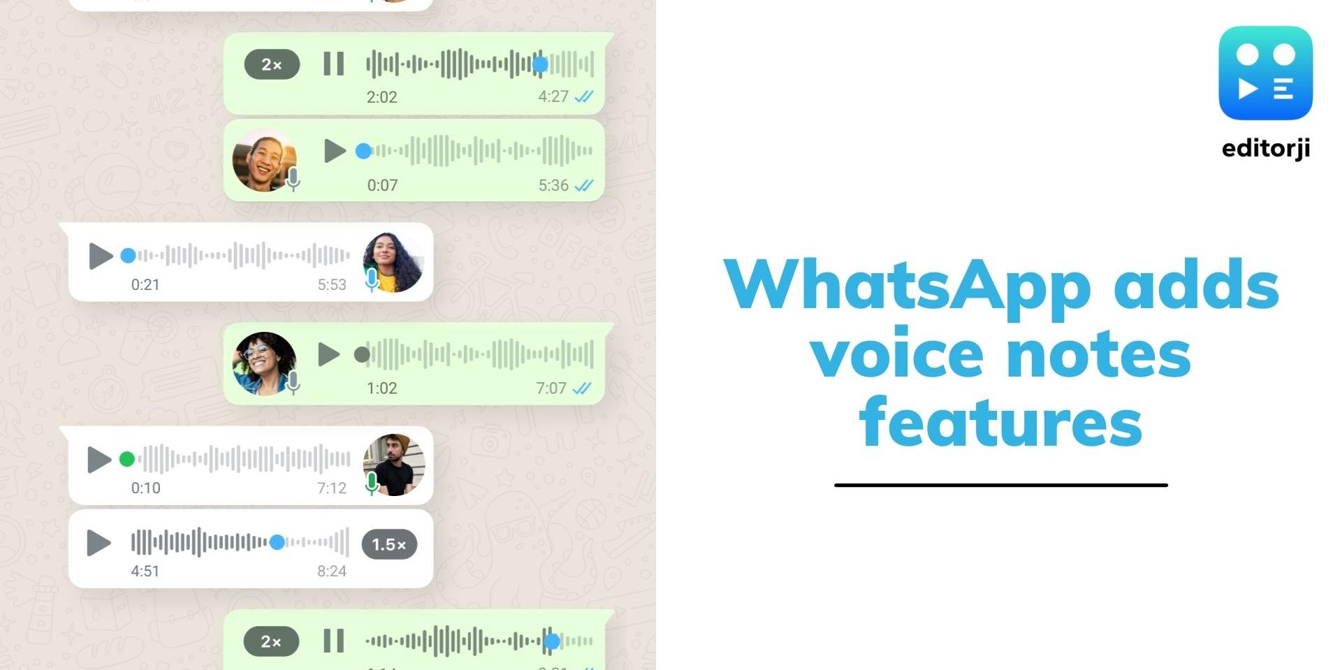 WhatsApp announces out of chat playback, waveform visualisation updates ...