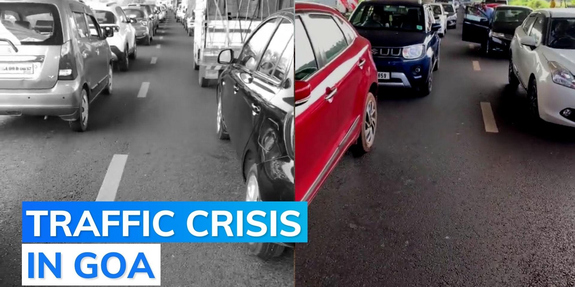 Goa: 3-hour-long traffic jam on key road; many miss flights from ...