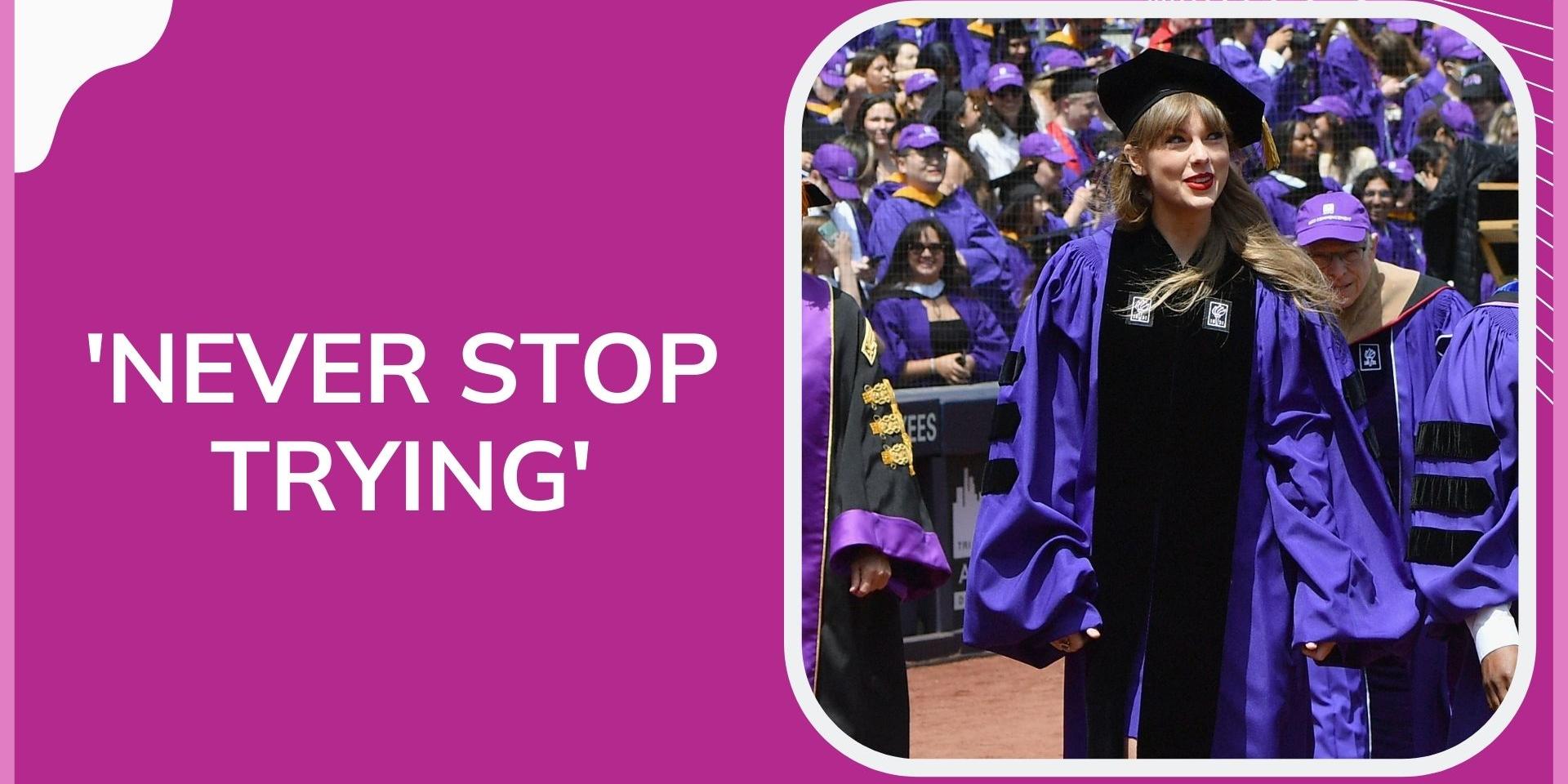 Taylor Swift receives honorary doctorate from New York University ...