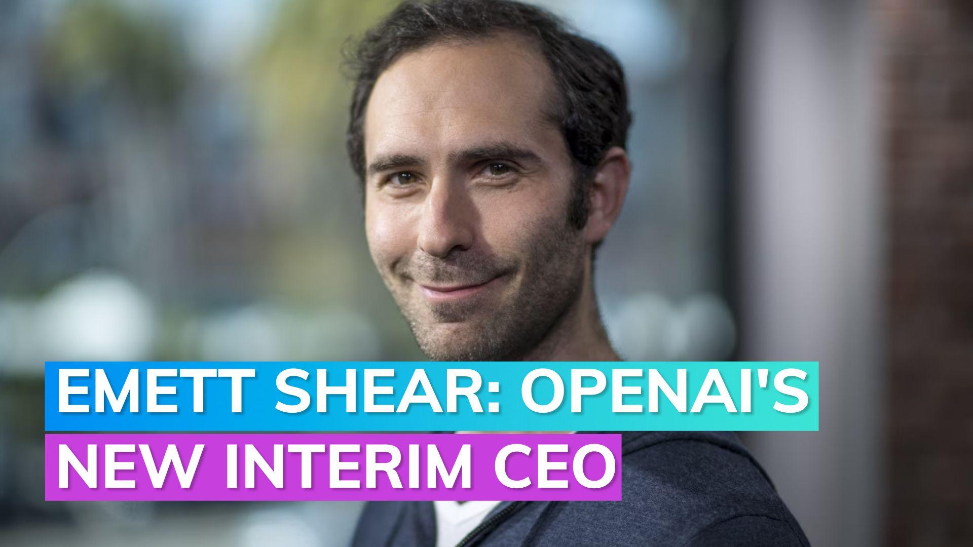 Who is the new interim Chief of OpenAI Emmett Shear succeeding Sam ...