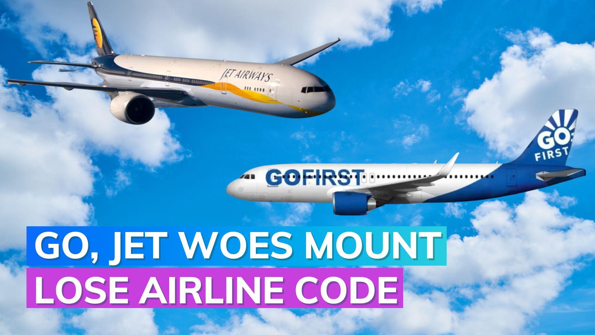 Crisis-hit Jet airways and Go First lose airline codes for being non ...