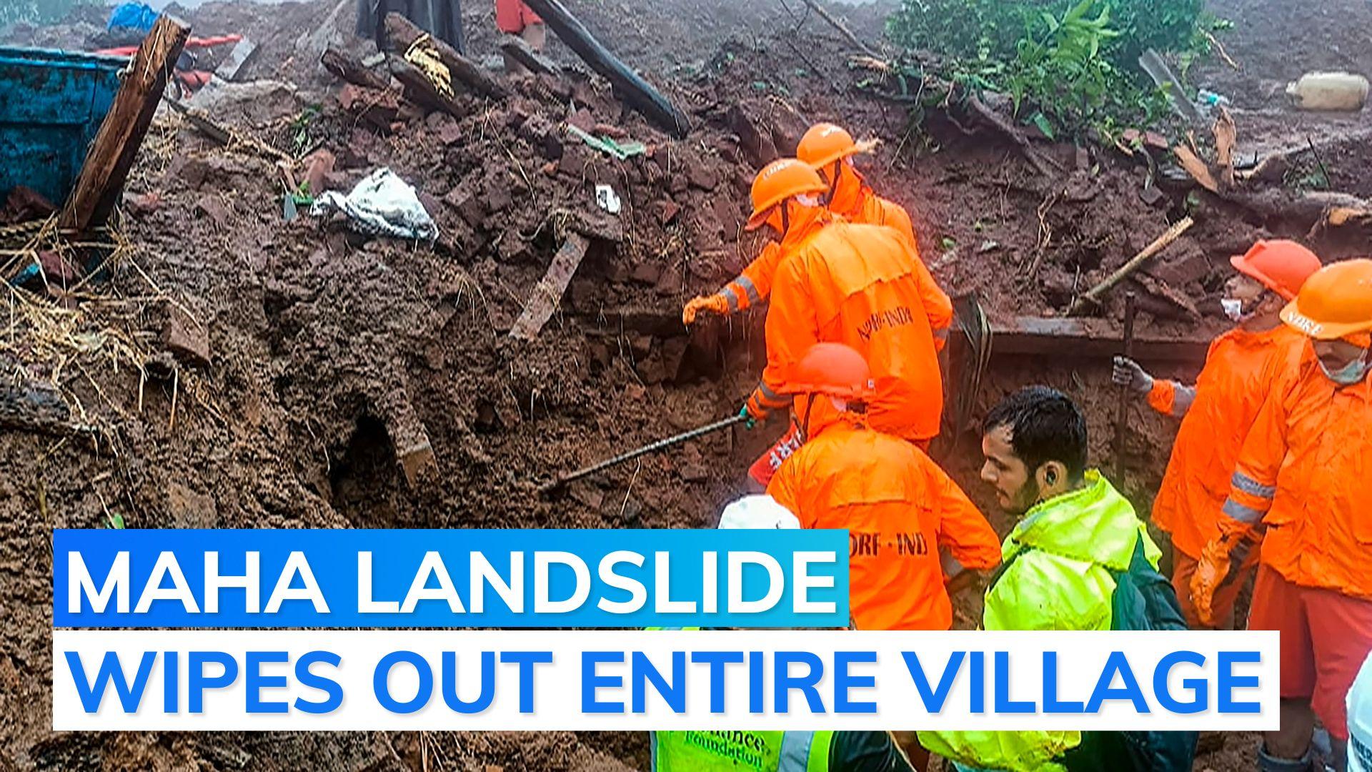 Maharashtra landslide: search resumes for 119 missing villagers, toll 16 | Editorji