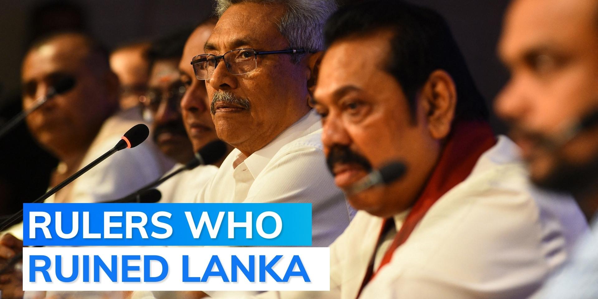 Rajapaksas; the rulers and wreckers of Sri Lanka | Editorji