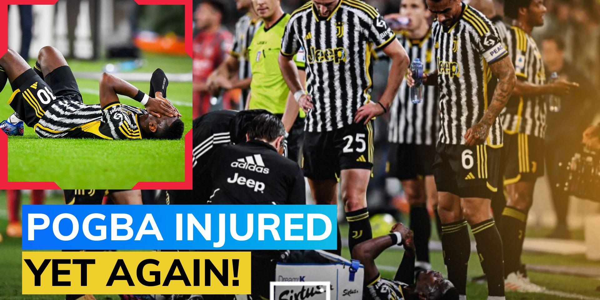 Paul Pogba leaves pitch in tears after injury as Juventus beat ...