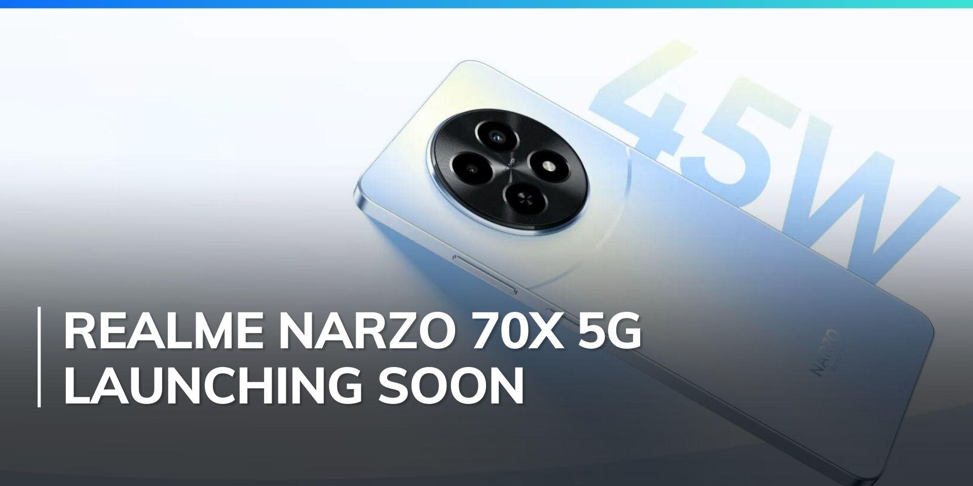 Realme Narzo 70x 5G India launch announced; 5000mAh battery revealed along with other features ...