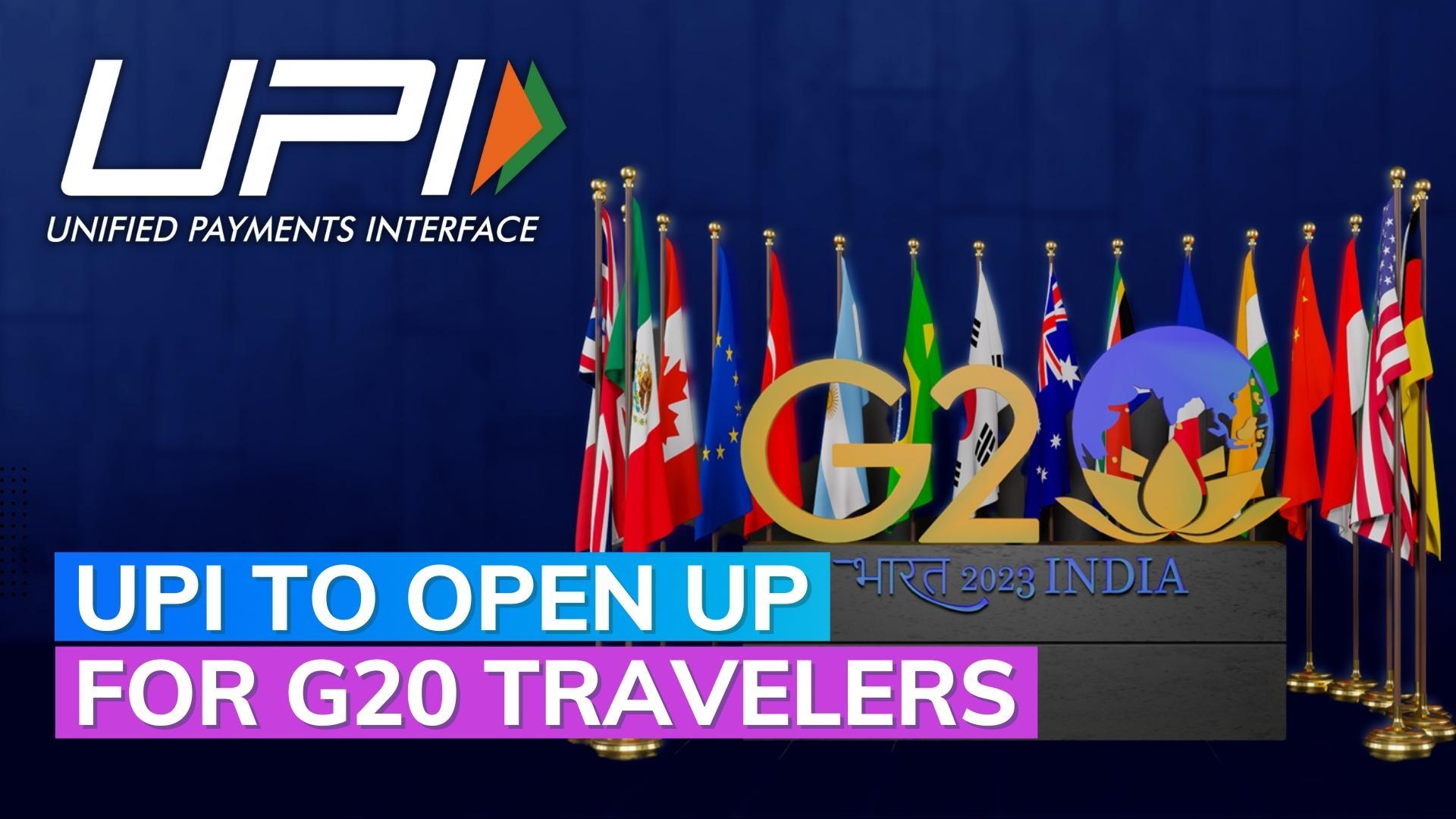 Travellers from G20 nations can use UPI for payments in India: RBI ...