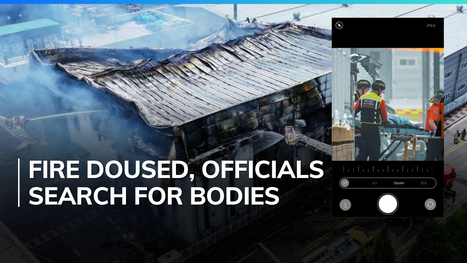 20 people killed in South Korean battery plant explosion | Editorji