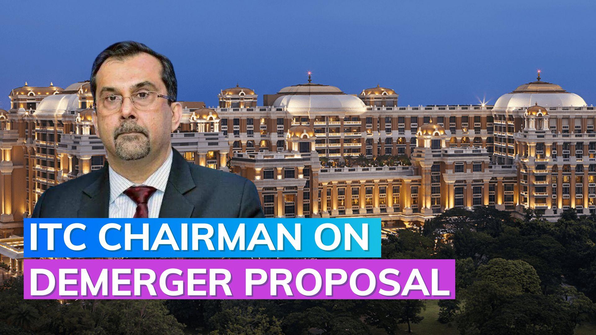 ITC Chairman Sanjiv Puri shares details on ITC Hotels demerger proposal ...