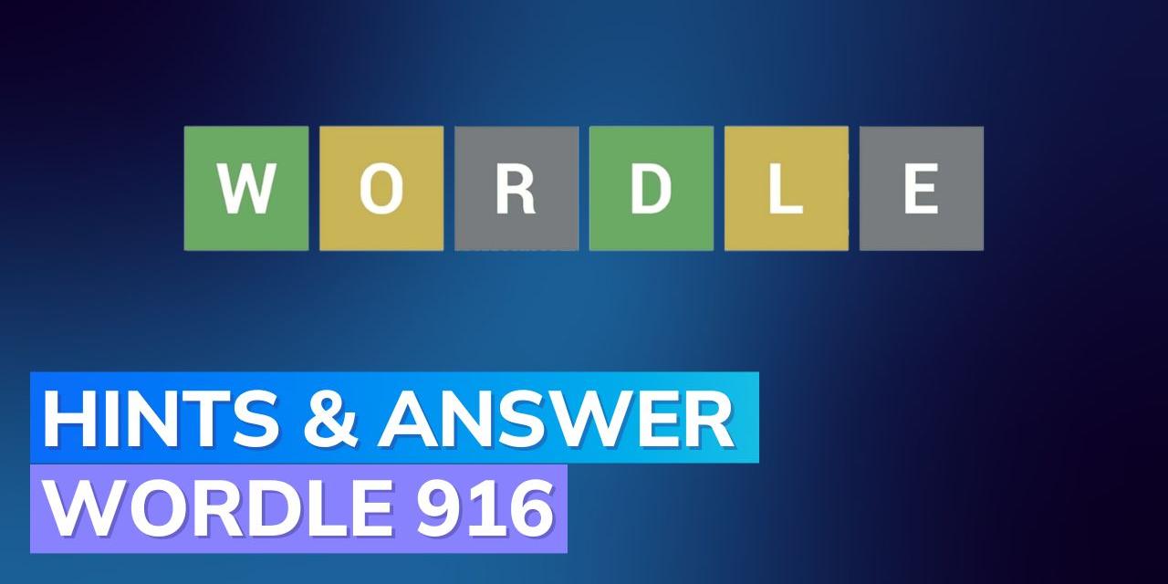 Wordle 916 Hints and Answer for December 22, 2023: Crack the code | Editorji