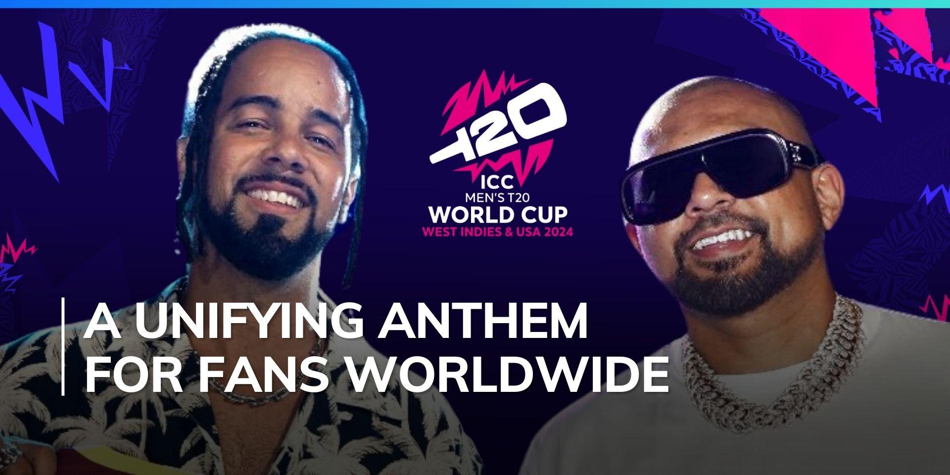 ICC unveils T20 World Cup 2024 official anthem feat. Sean Paul and Kes ...