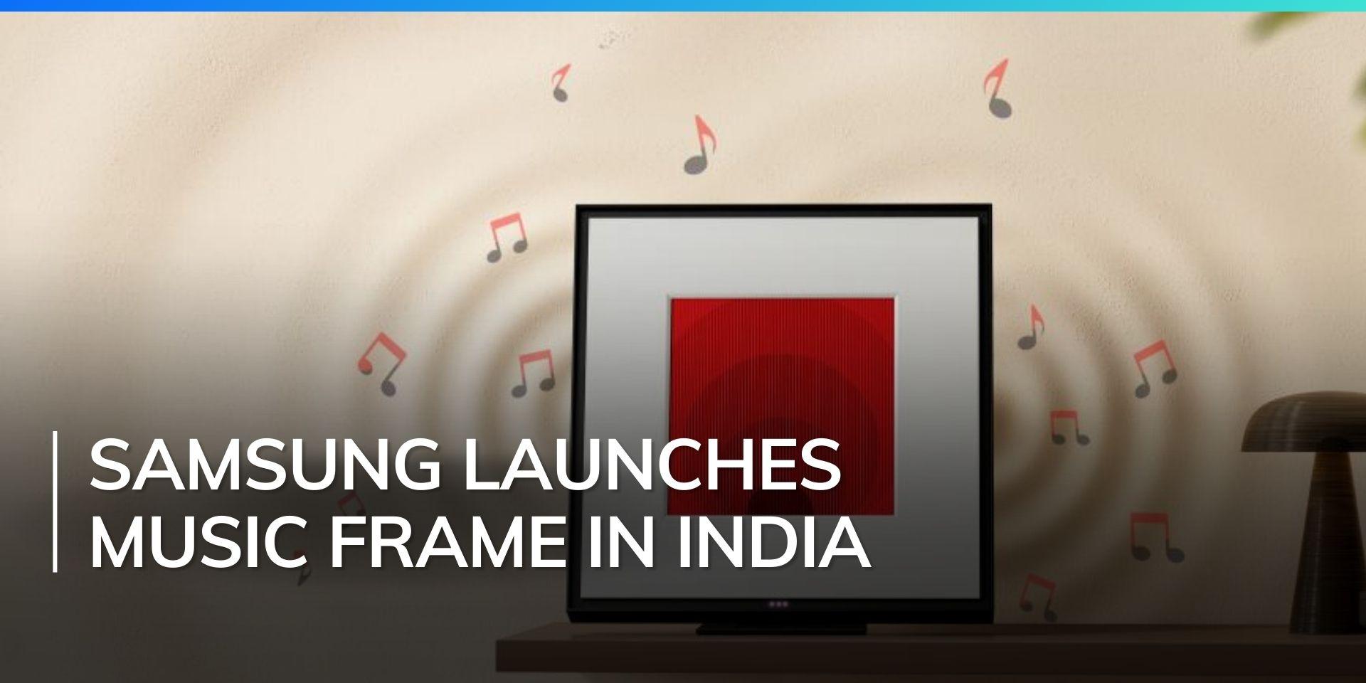 Samsung launches Music Frame, a wireless speaker with Dolby Atmos in ...
