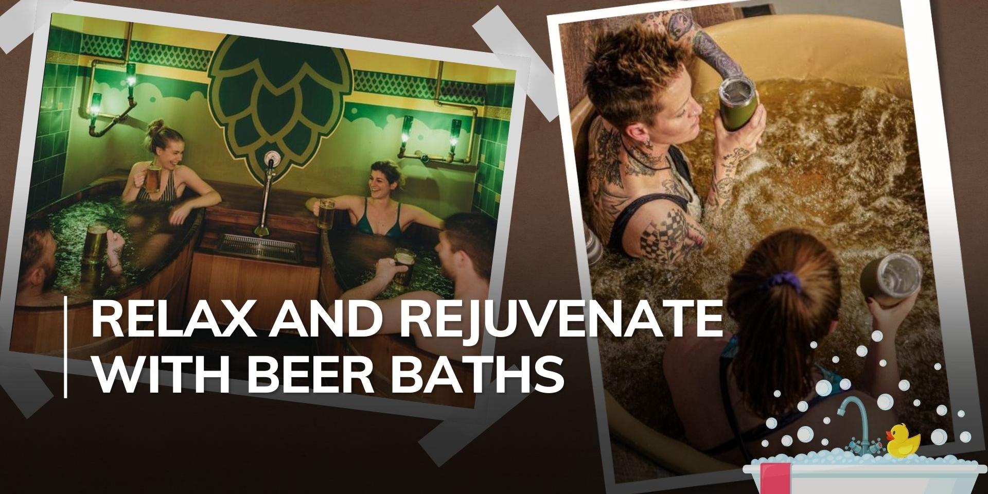What is beer bathing? The latest wellness trend which is gaining ...