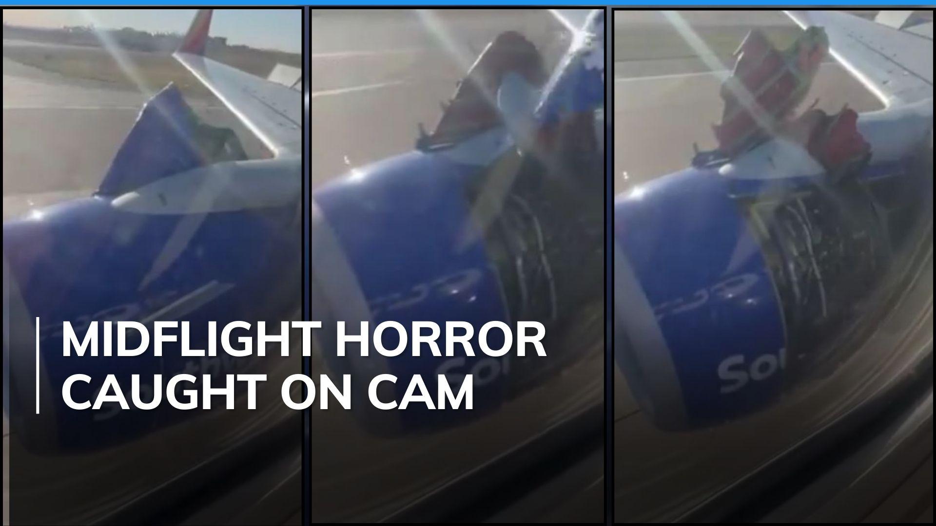 Watch | Boeing‘s 737’s engine cover falls off after take-off | Editorji