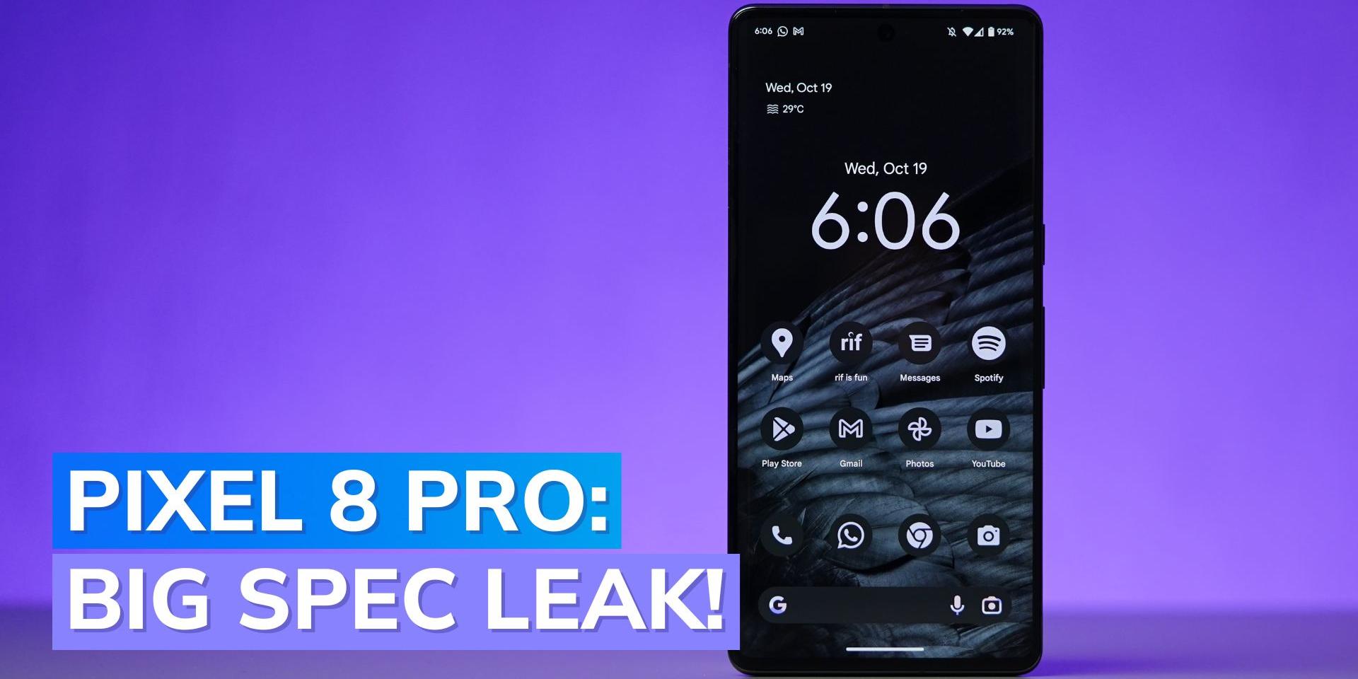 Google Pixel 8 Pro specifications leaks!: Check camera, processor ...