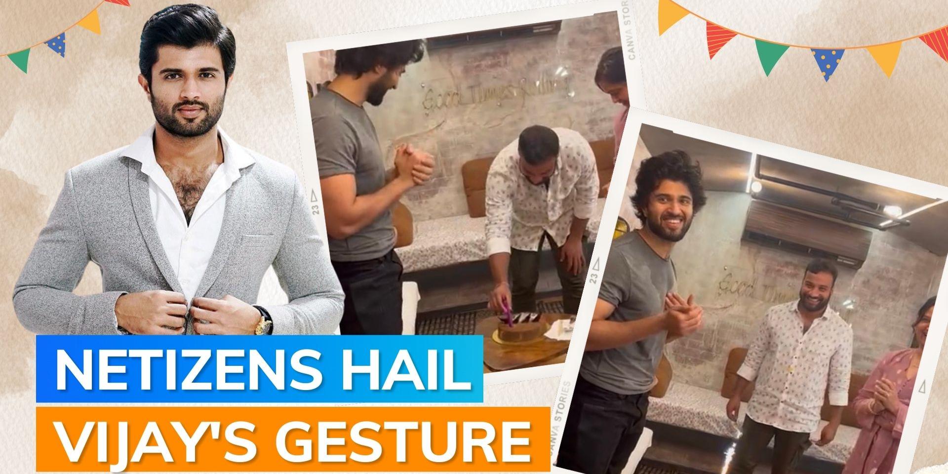 Vijay Deverakonda celebrates his bodyguard‘s birthday, netizens are ...