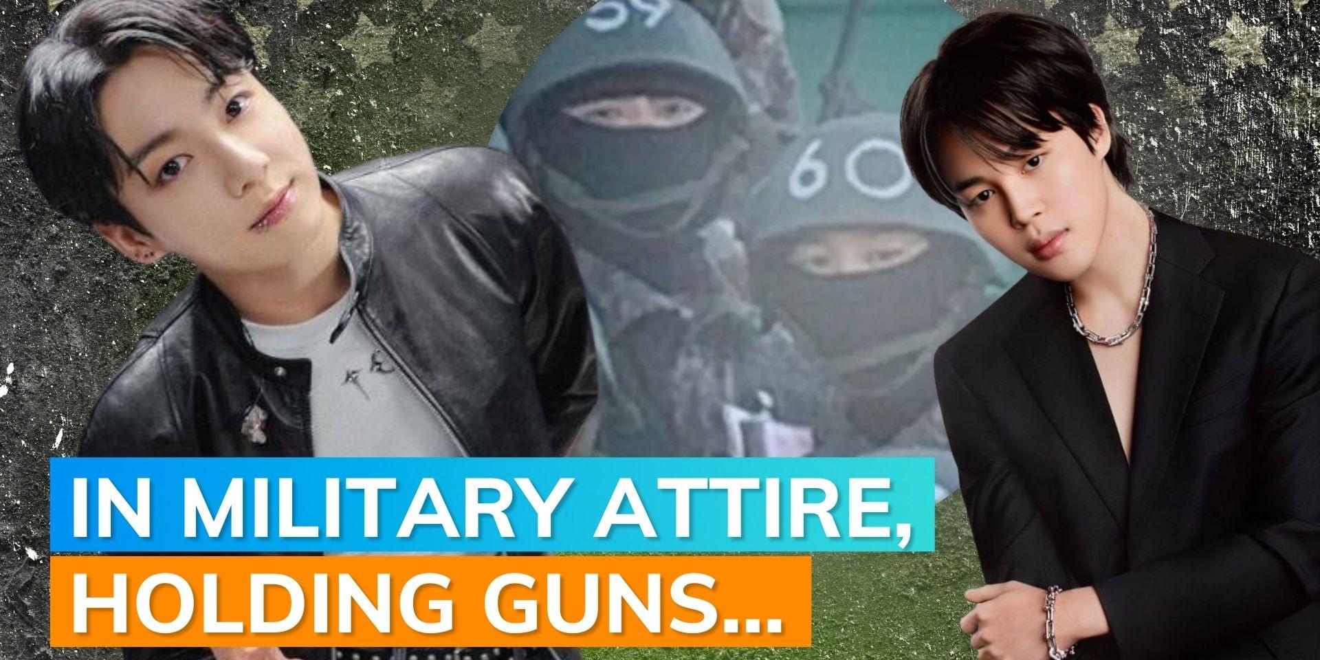 BTS Jimin and Jungkook strike pose as companion soldiers; fans react | Editorji