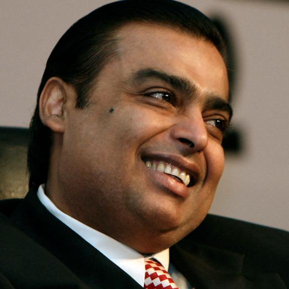 Mukesh Ambani now worth over 100 billion dollars! Just one rank below ...