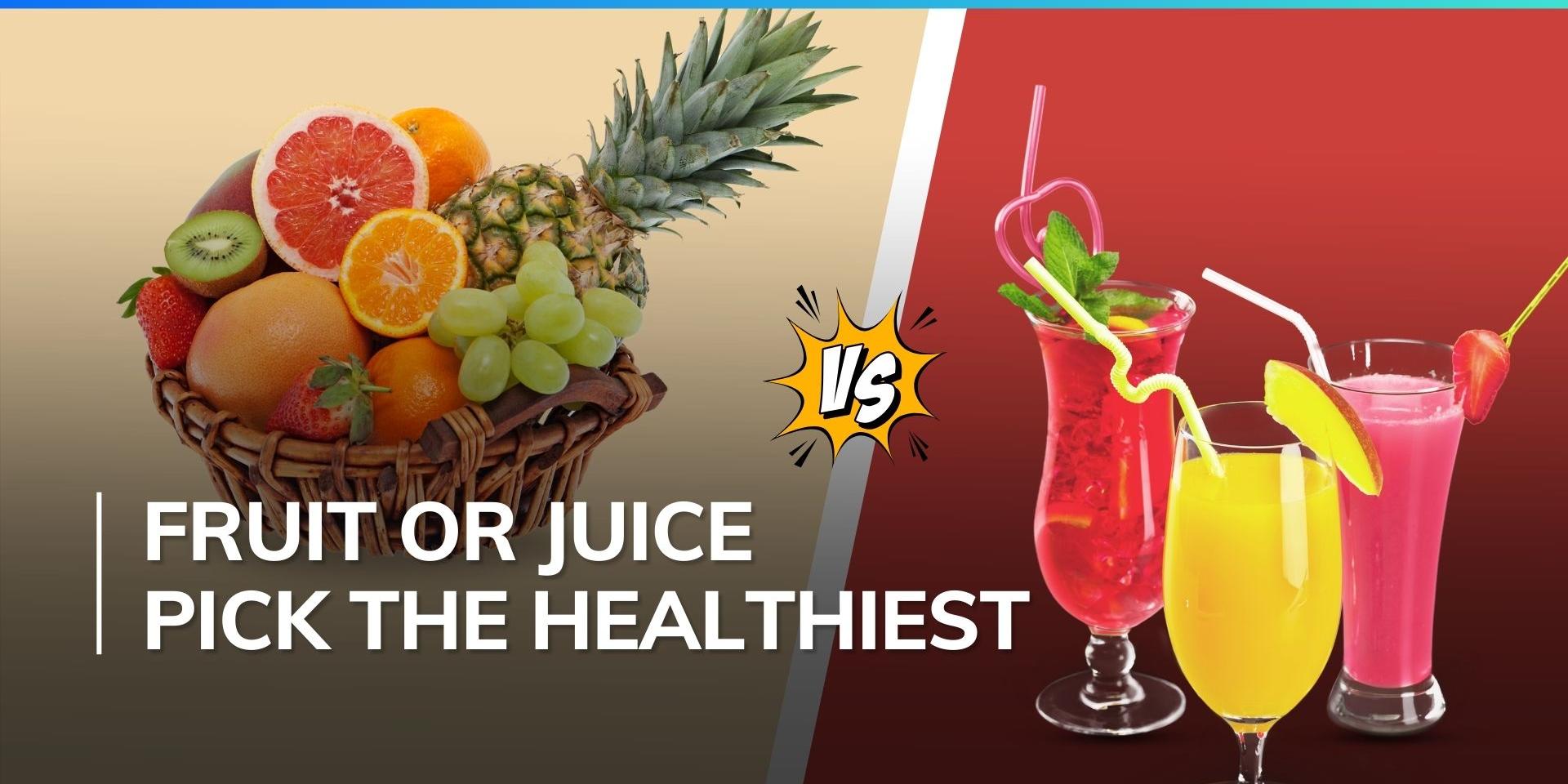 Fruit vs juice: Know which one is better for your health and why | Editorji