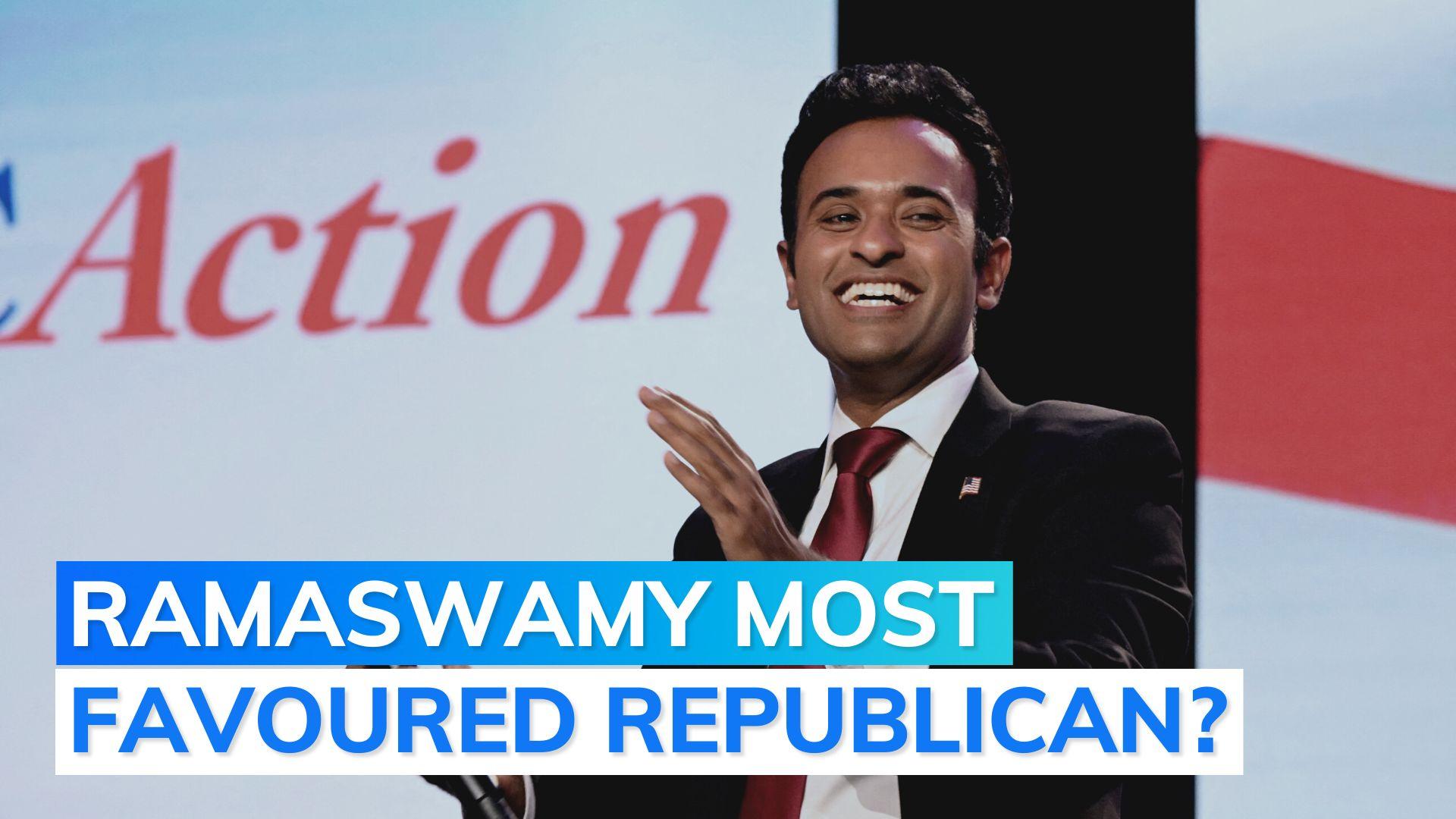 Vivek Ramaswamy only behind Donald Trump in Republican polls: report ...