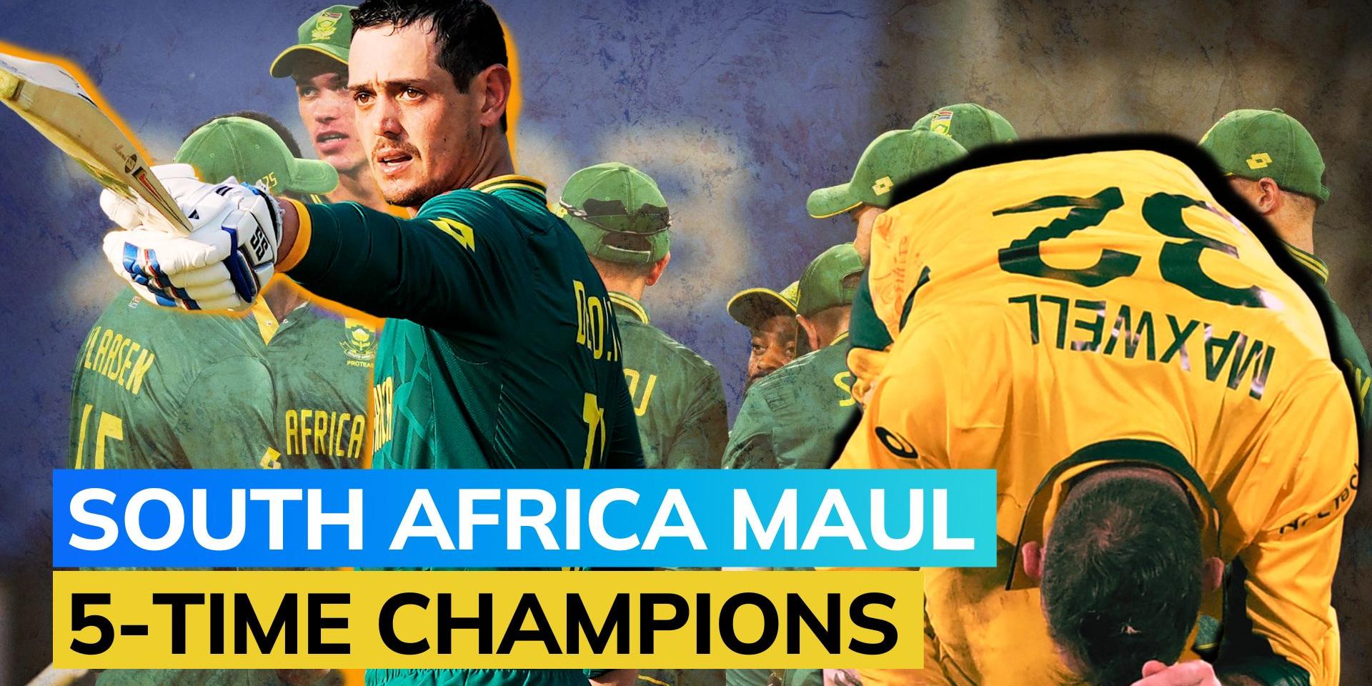 Watch AUS vs SA Highlights: de Kock, Rabada shine in South Africa‘s big win over Australia in ...