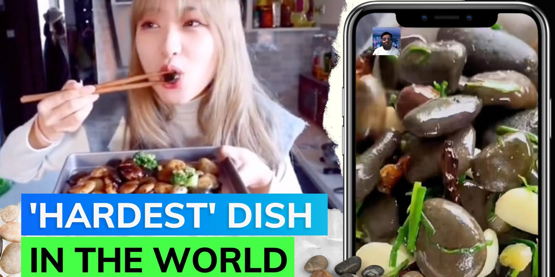 A street vendor in China sells stir-fried pebbles dish; watch | Editorji