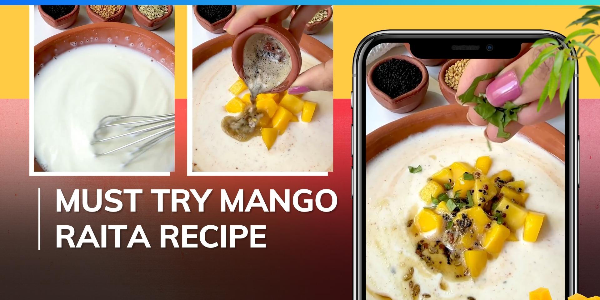 Refresh your summer with the delight of mango raita; jot down the ...