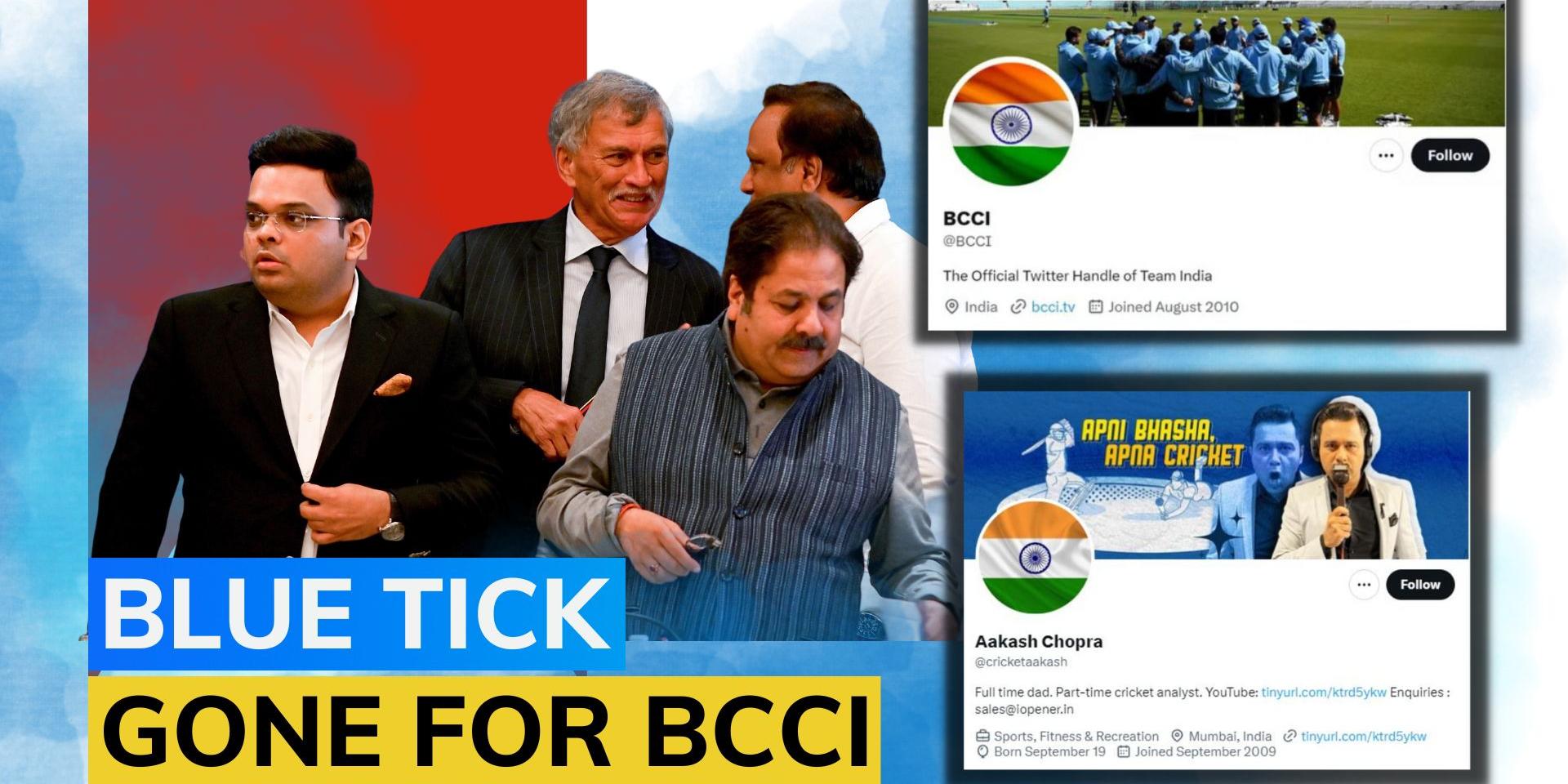 BCCI, Aakash Chopra lose their verified tick on X after changing profile picture to tricolour ...