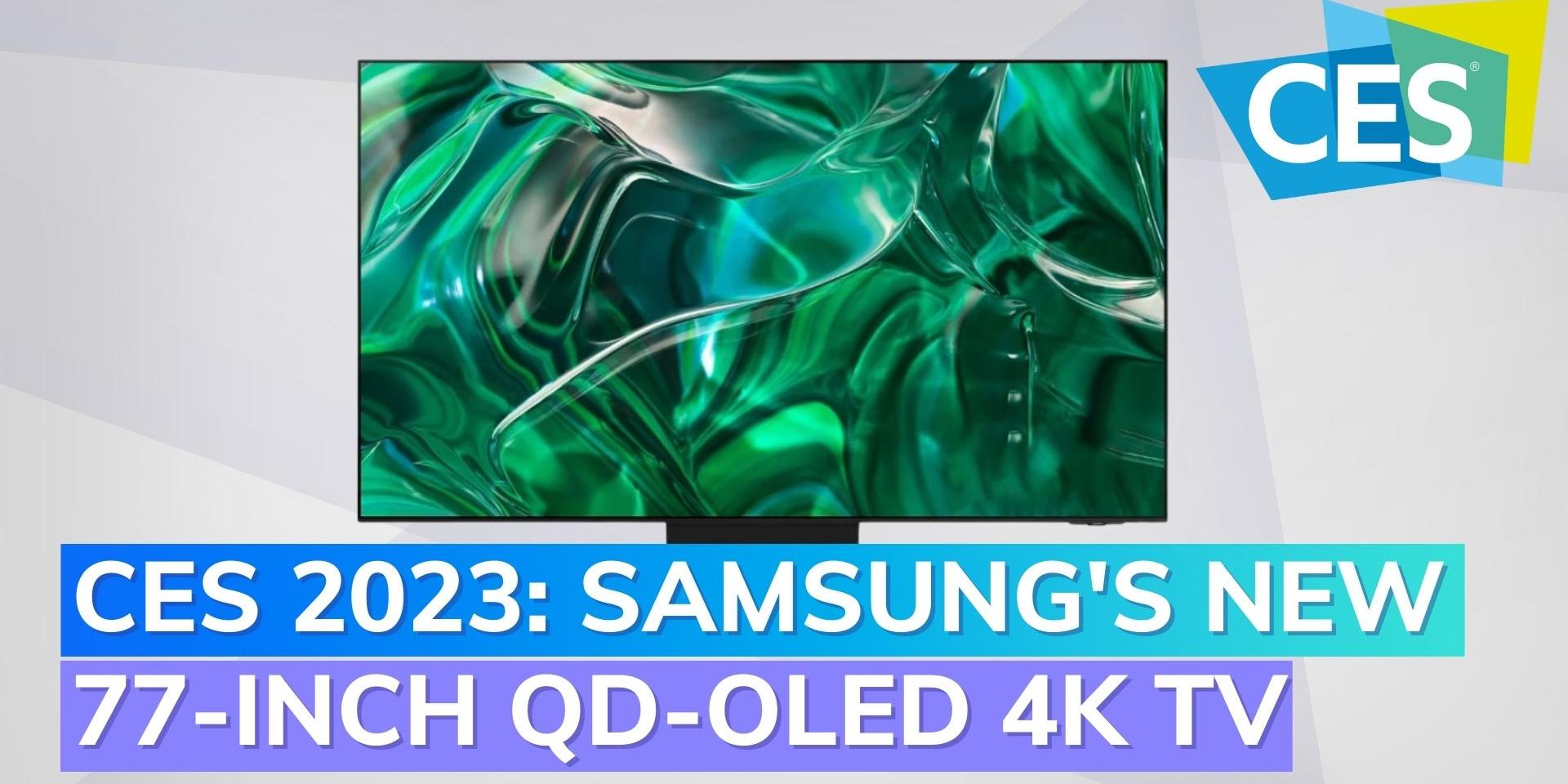 CES 2023: Samsung Unveils 77-inch QD-OLED 4K TV | Editorji