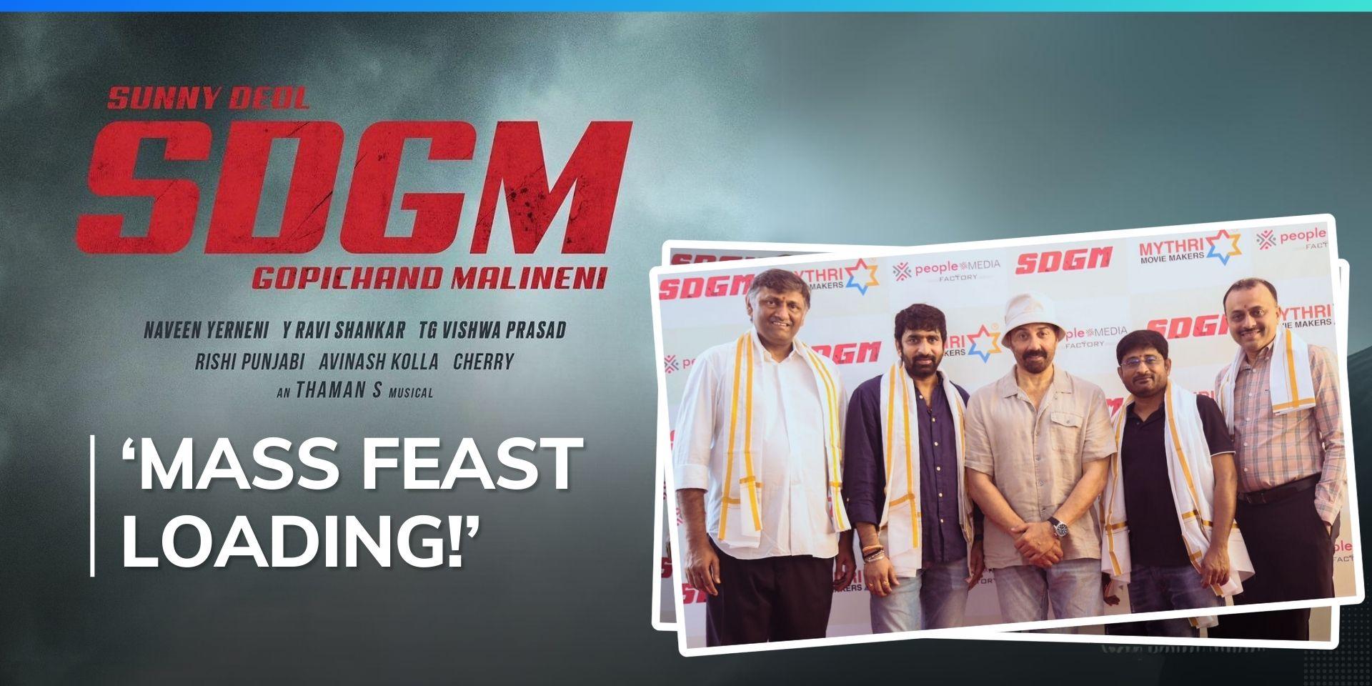 Sunny Deol teams up with South director Gopichand Malineni for new film ...