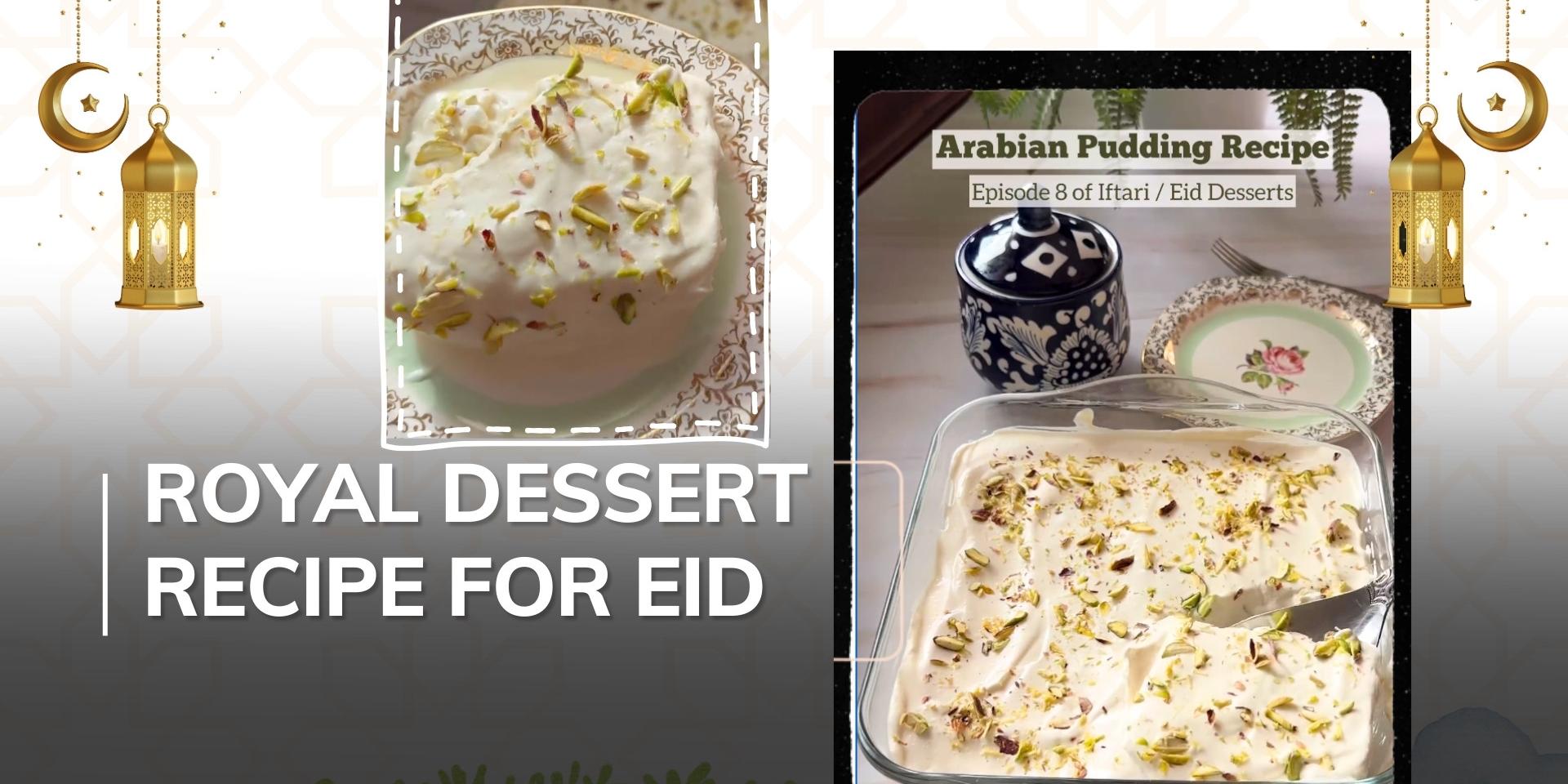 Arabian dessert for Eid: Make this simple bread pudding recipe in ...