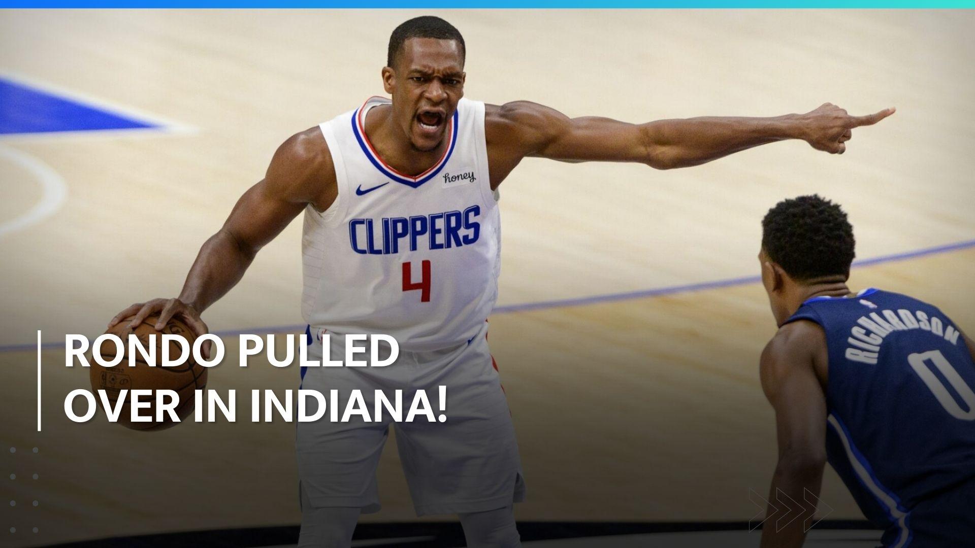 Ex-NBA star Rajon Rondo arrested for gun, drug charges in Indiana ...