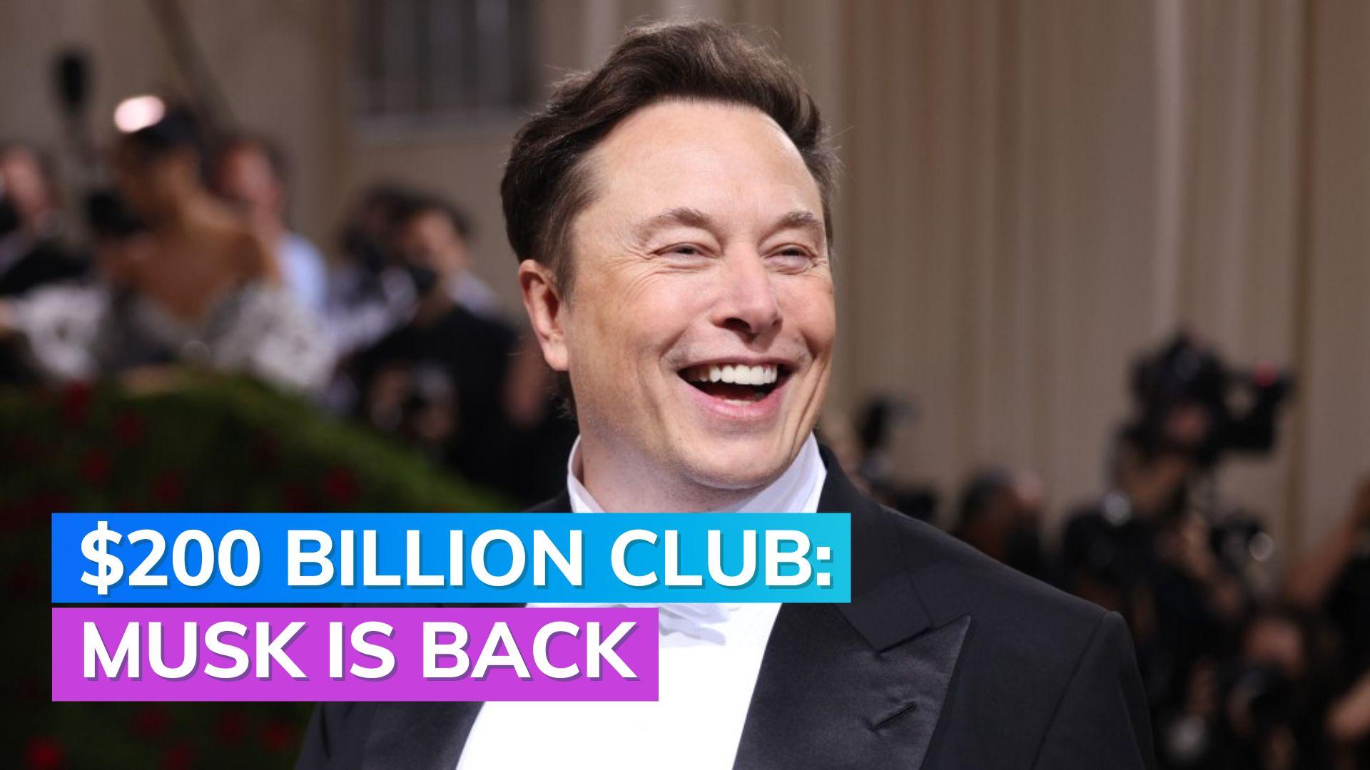 Elon Musk: World‘s richest man re-enters $200 billion club | Editorji