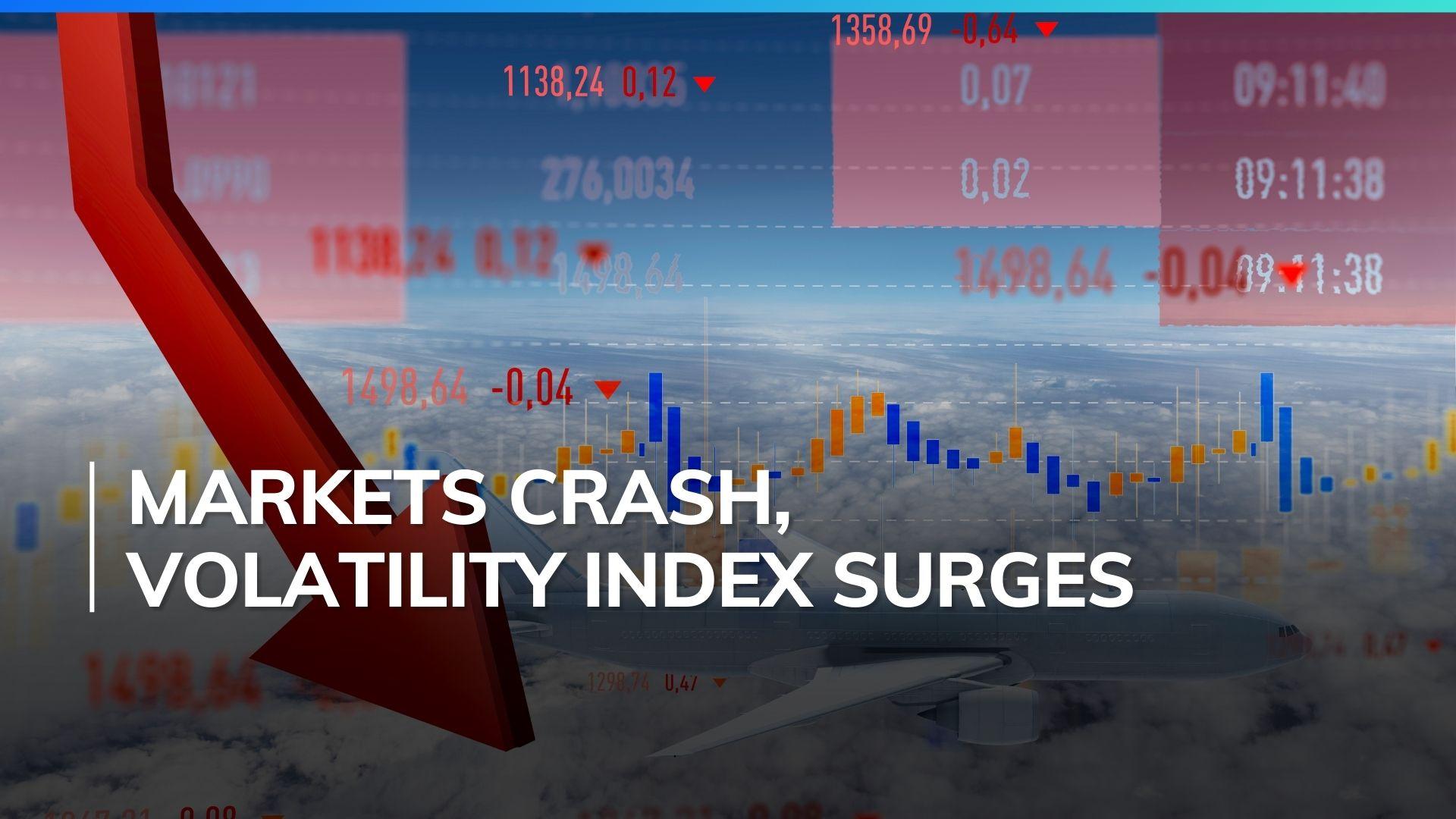 Lok Sabha poll results: Markets crash, volatility index soars over 40% ...