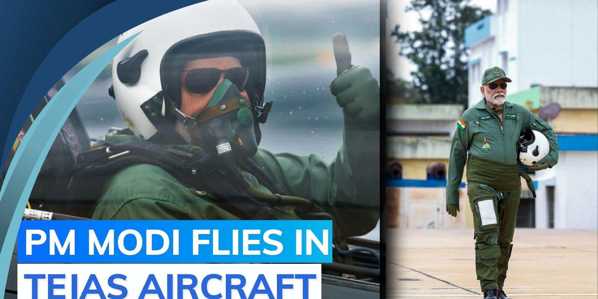 In pictures: PM Modi flies sortie on Tejas | Editorji