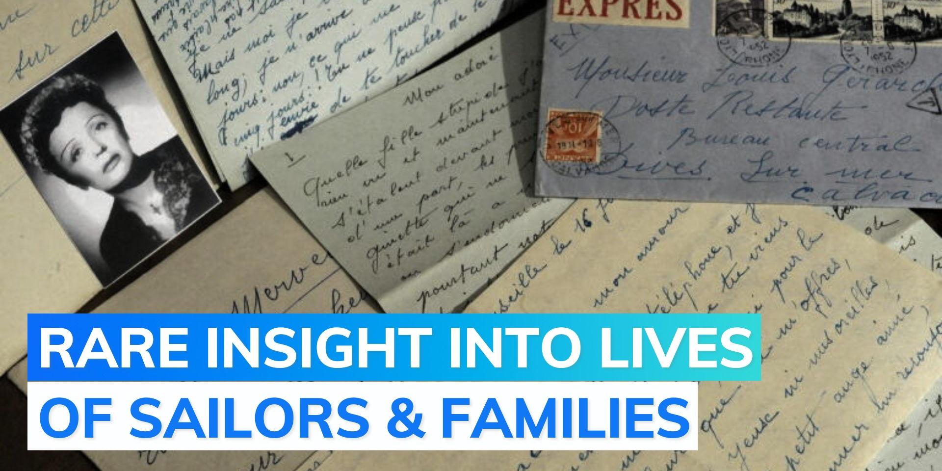 French love letters written to sailors at war with Britain opened after ...