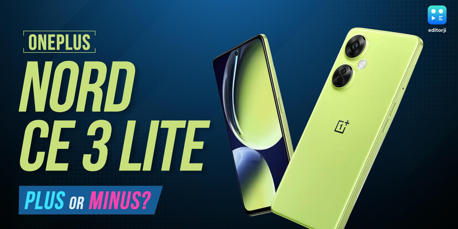 OnePlus Nord CE 3 Lite 5G: Pros and Cons! | Editorji