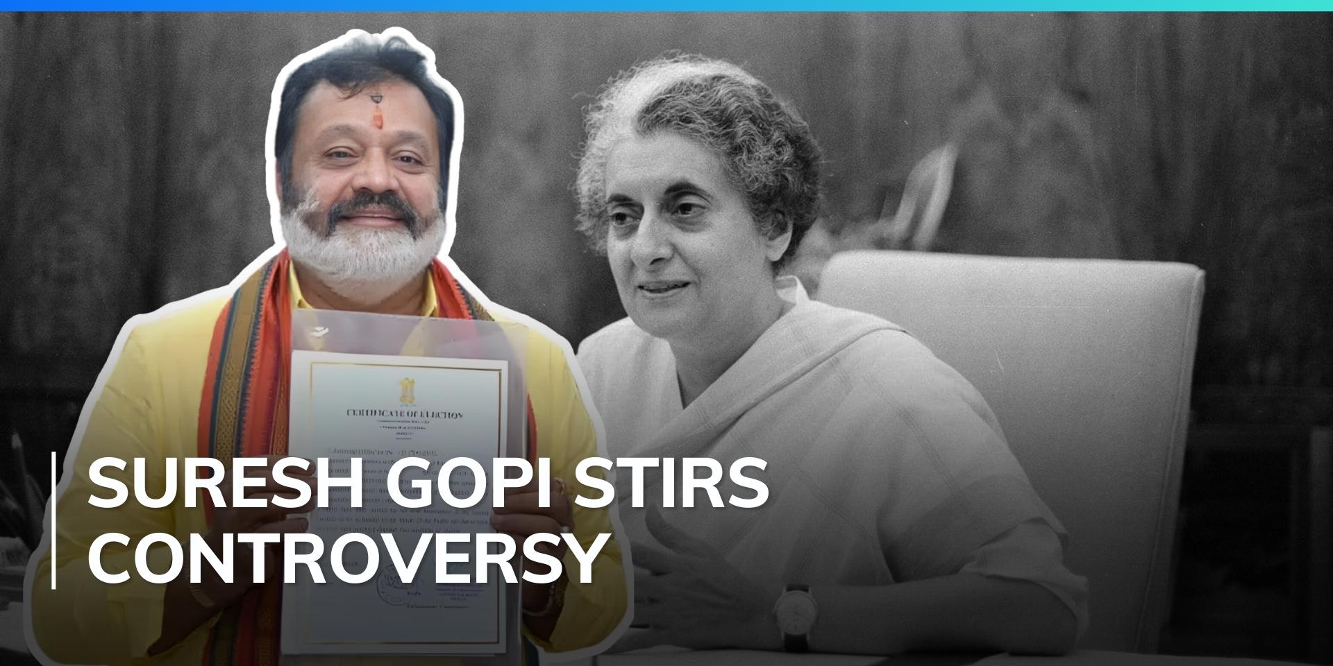 ‘Mother of India’, ‘Father of Kerala Congress’: Suresh Gopi hails Indira Gandhi, former state CM ...