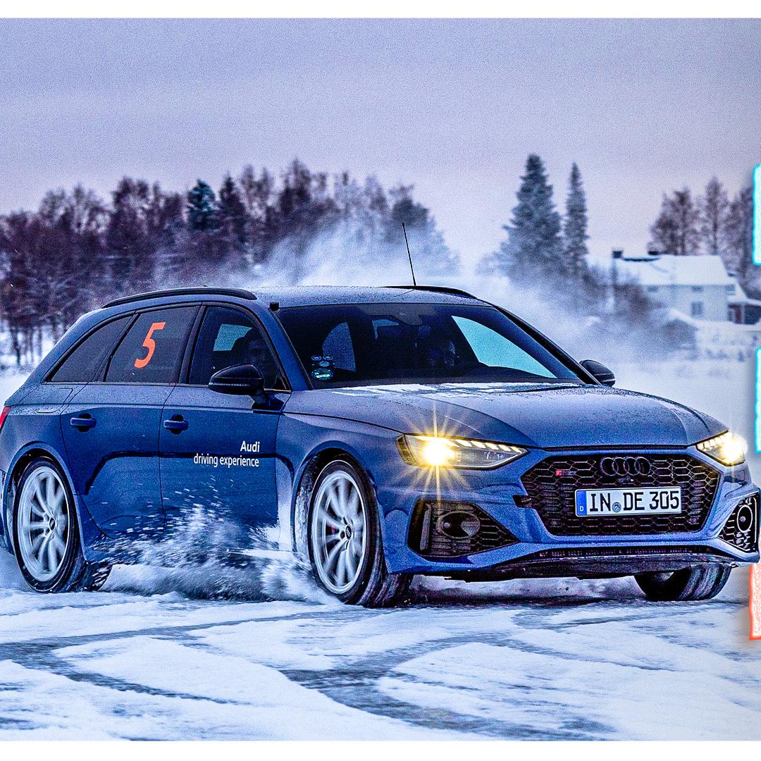 Audi ice driving experience | Snow drifting in Finland | autoX feature ...