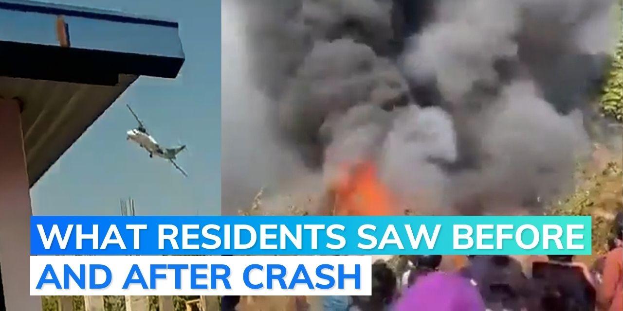 ‘Aircraft was tilted at an unusual angle...’: eyewitness recounts ...