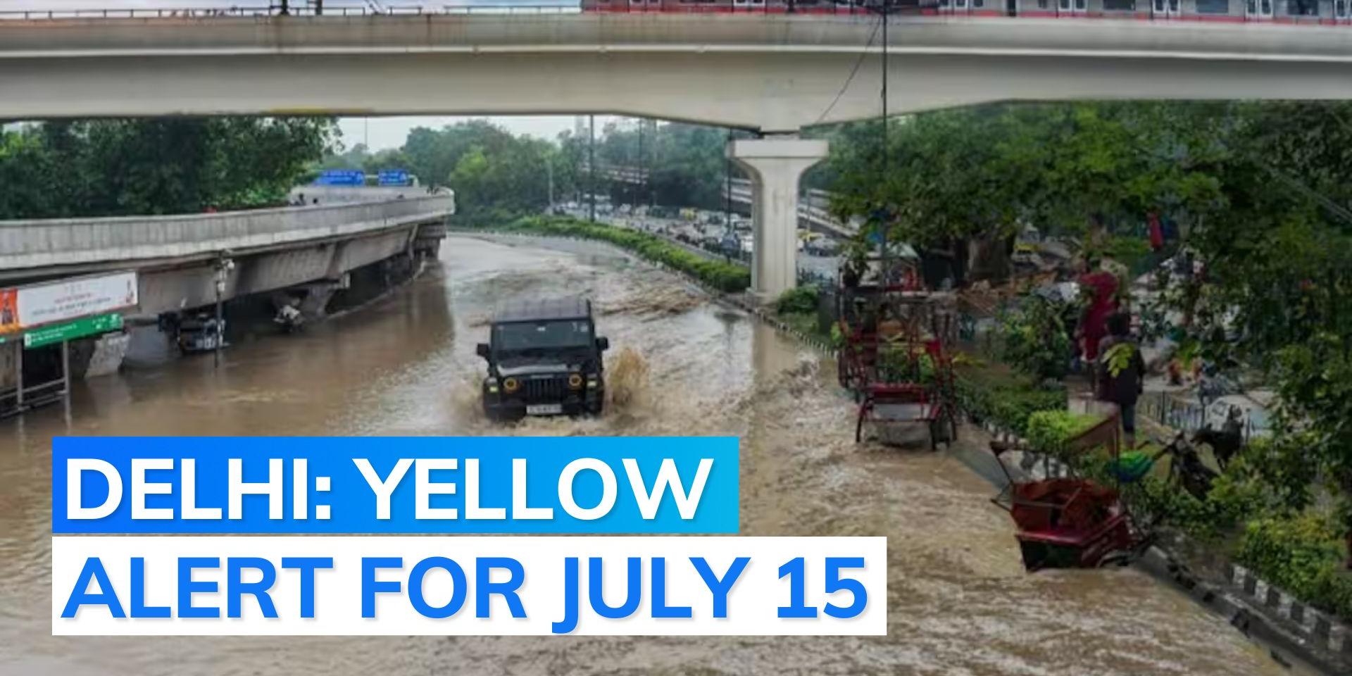 Delhi floods: Met issues ‘yellow’ alert for Saturday, moderate rain ...