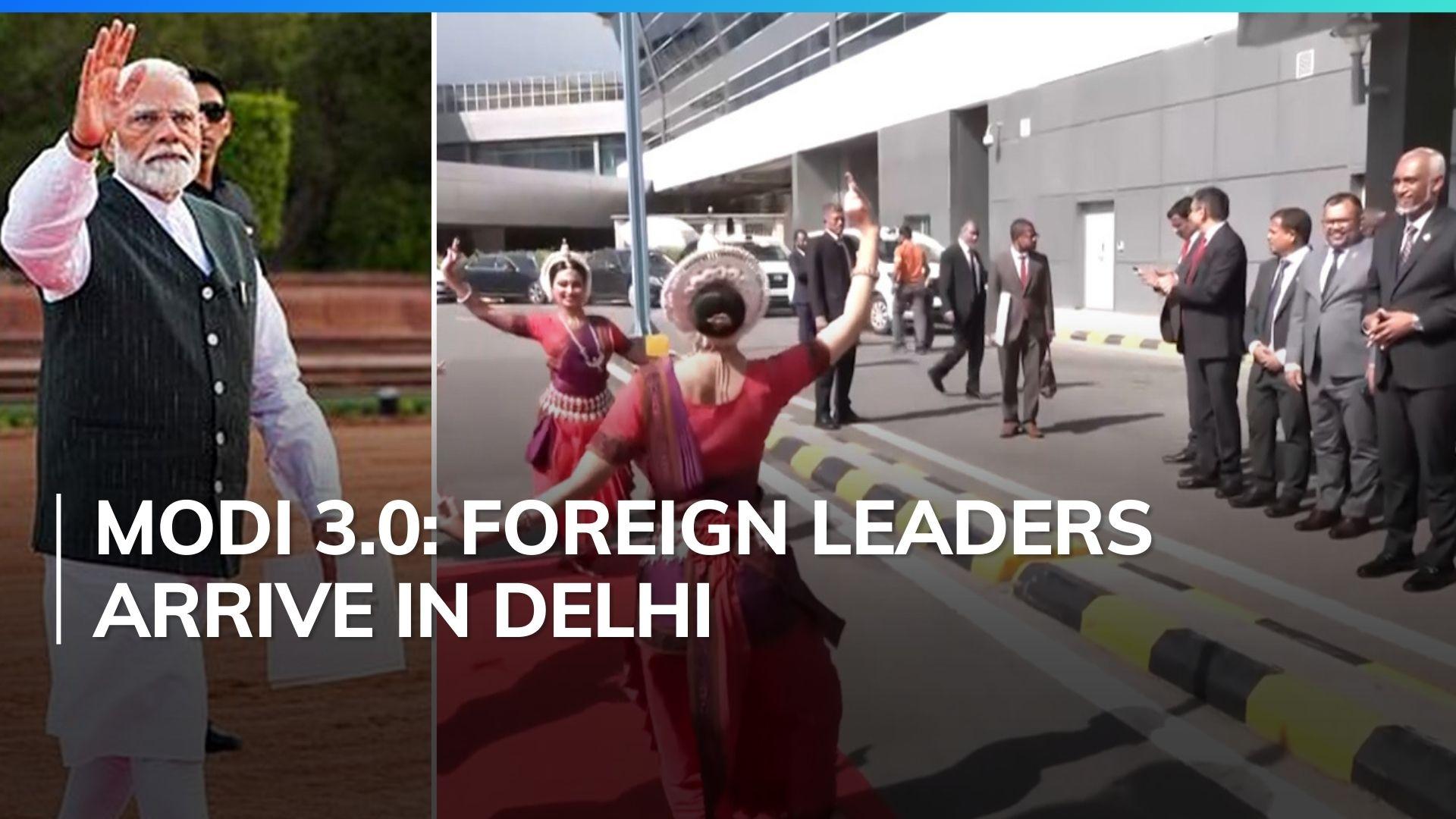 Modi 3.0: regional leaders arrive in capital to attend oath ceremony ...