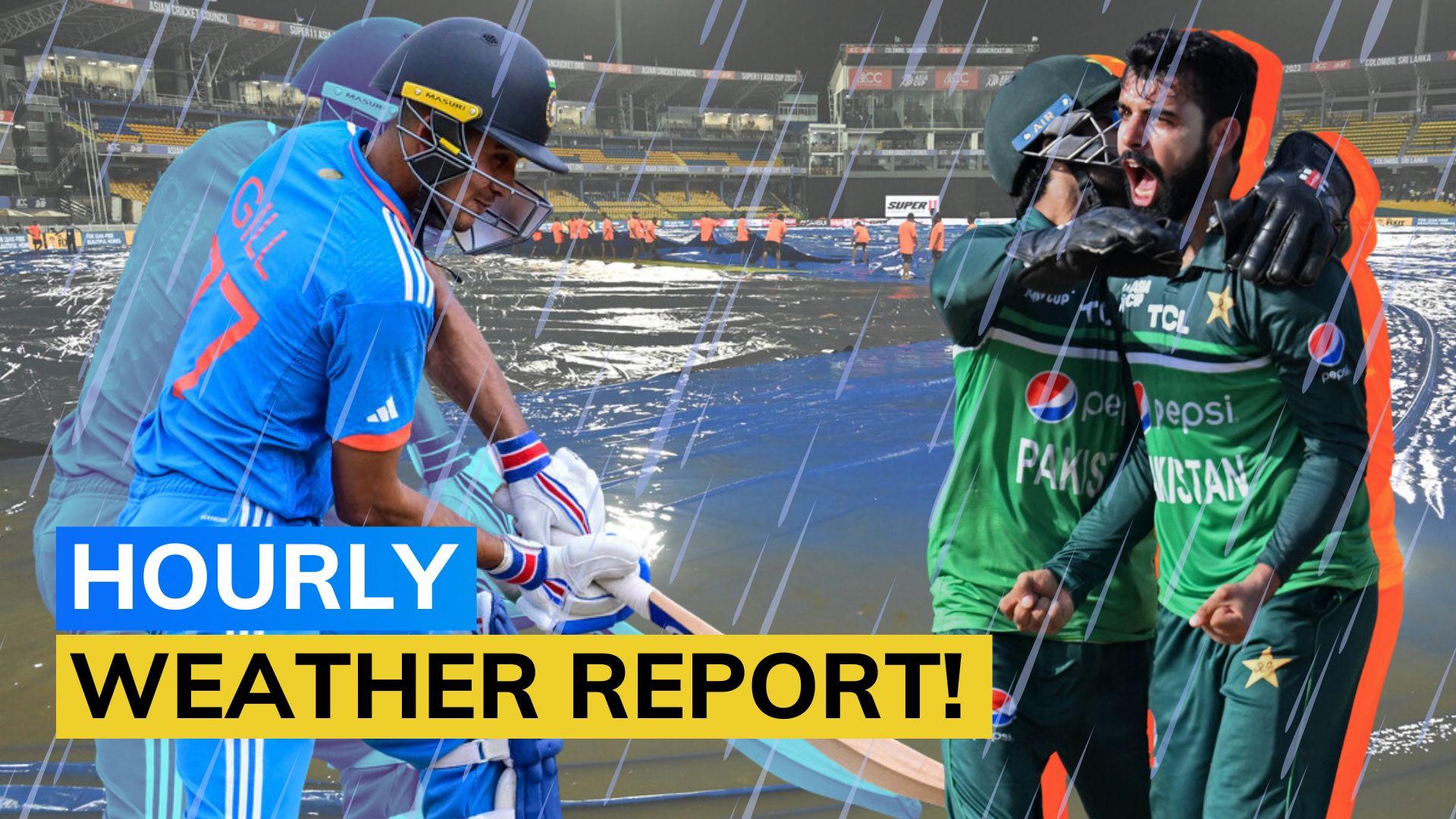 India vs Pakistan rain update: Colombo weather forecast for reserve day ...