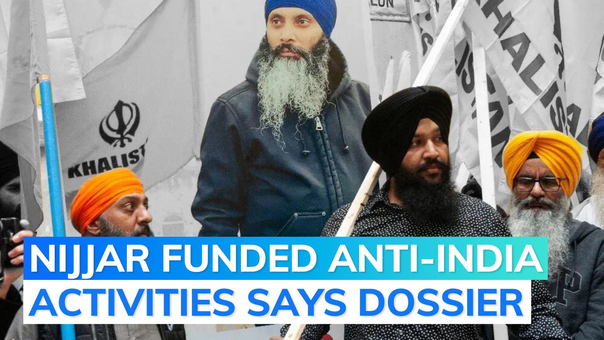Dossier details Nijjar’s role in supporting and financing terror ...